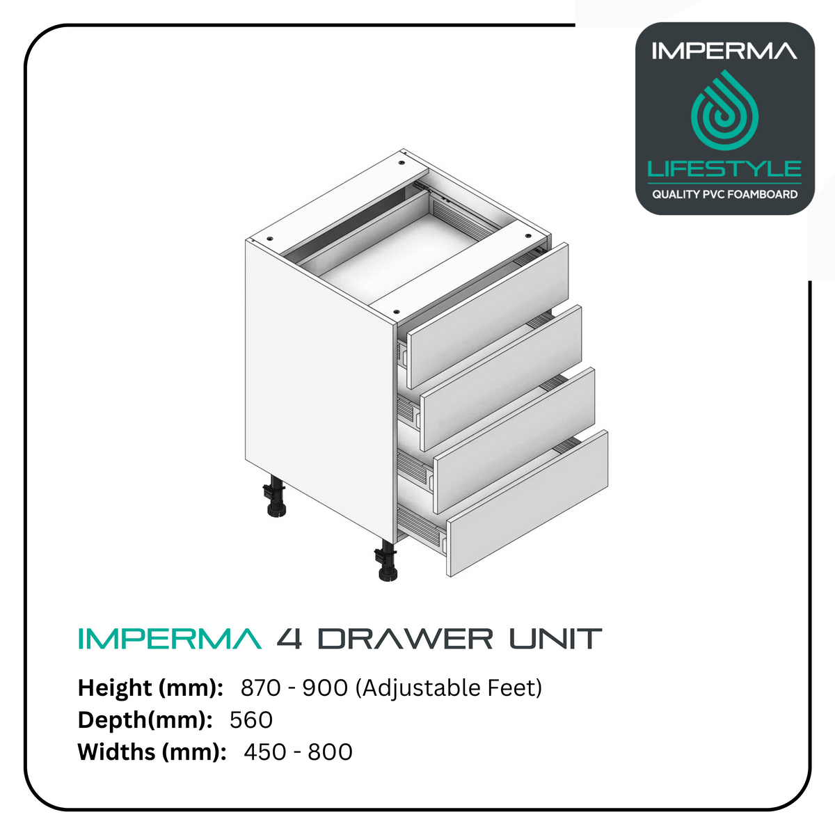 Large Drawer Unit - Imperma Lifestyle